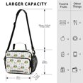 ALAZA Rabbit Carrots Lunch Box Insulated Cooler Bag Reusable Tote Bags ...
