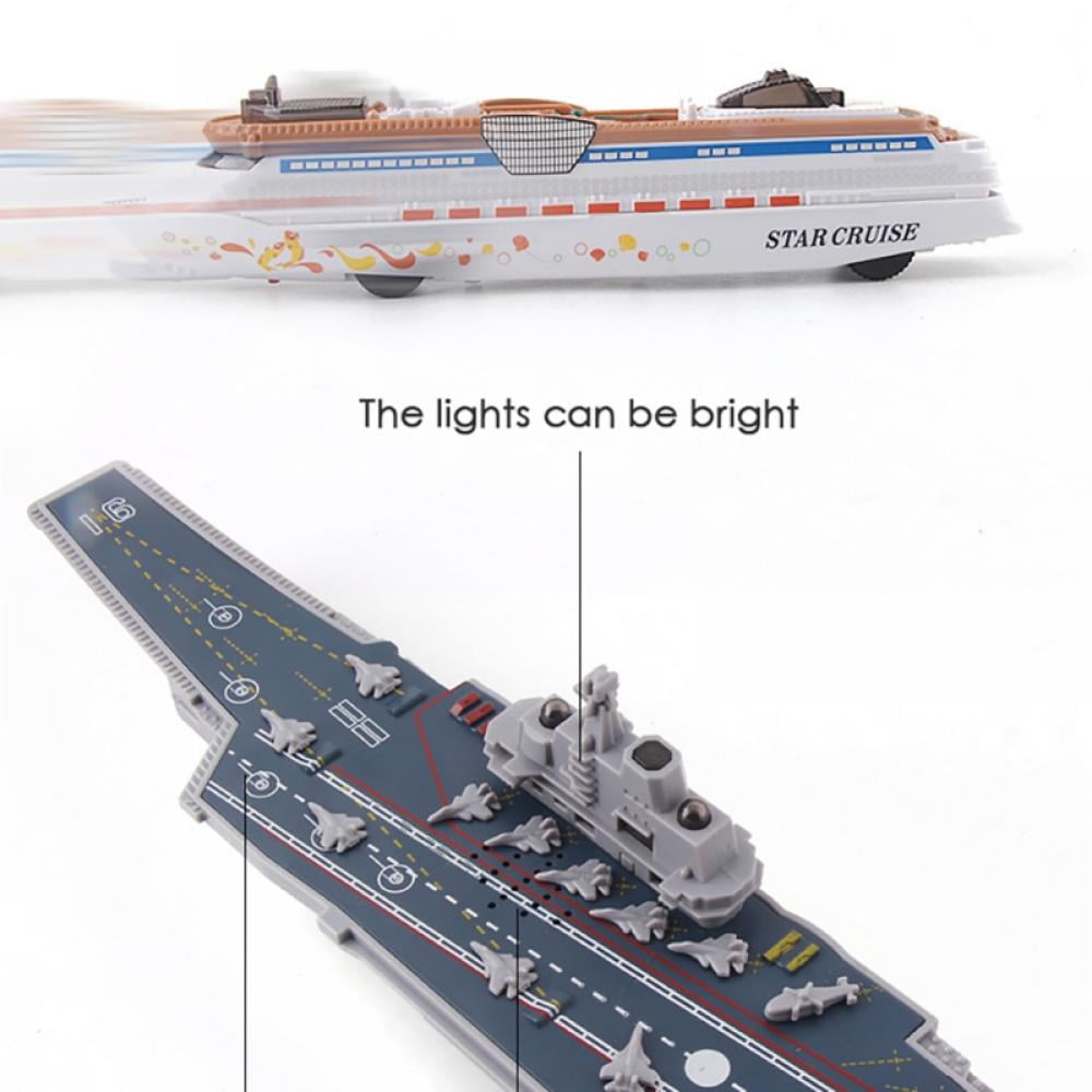 Buy Battleship Aircraft Carrier Toy Submarine With Sound&Light, Plastic ...