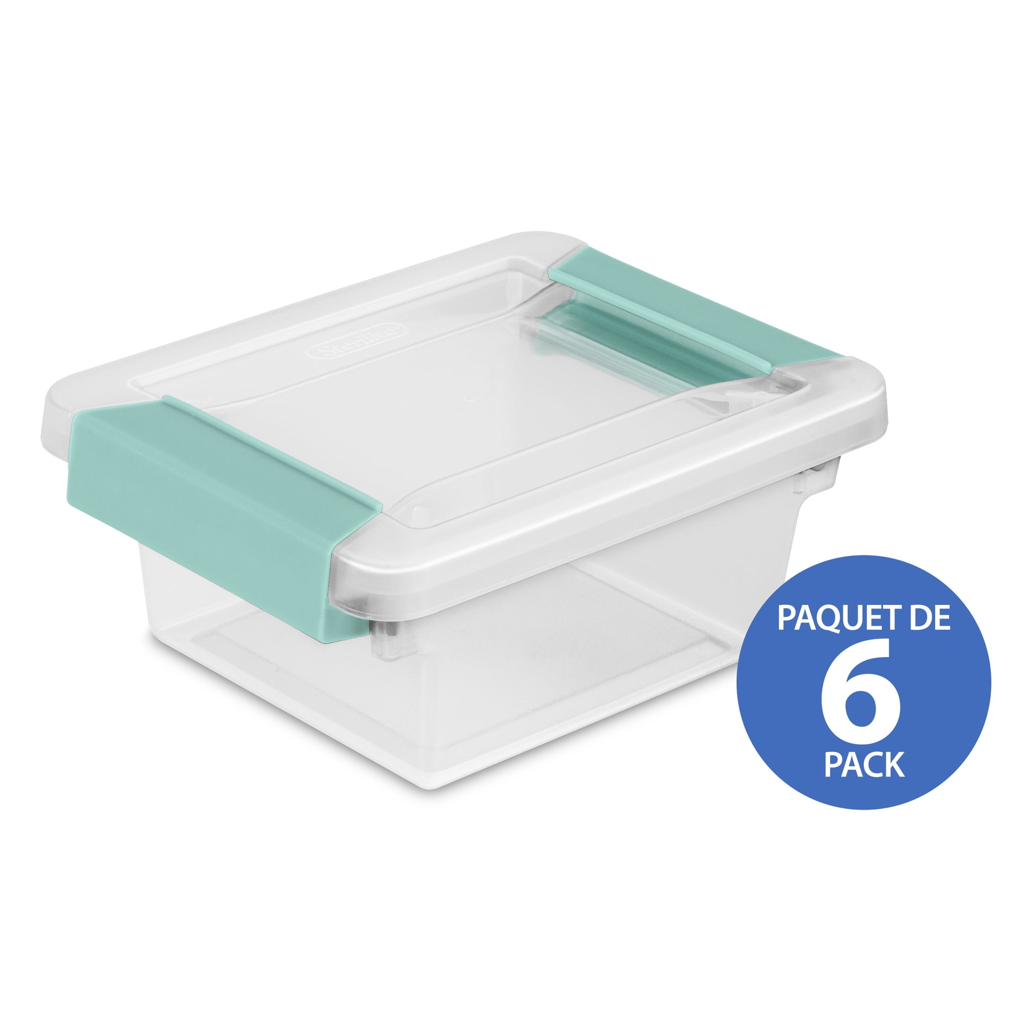 Click here for Sterilite Mini Clip Plastic Storage Box - 6 Pk prices