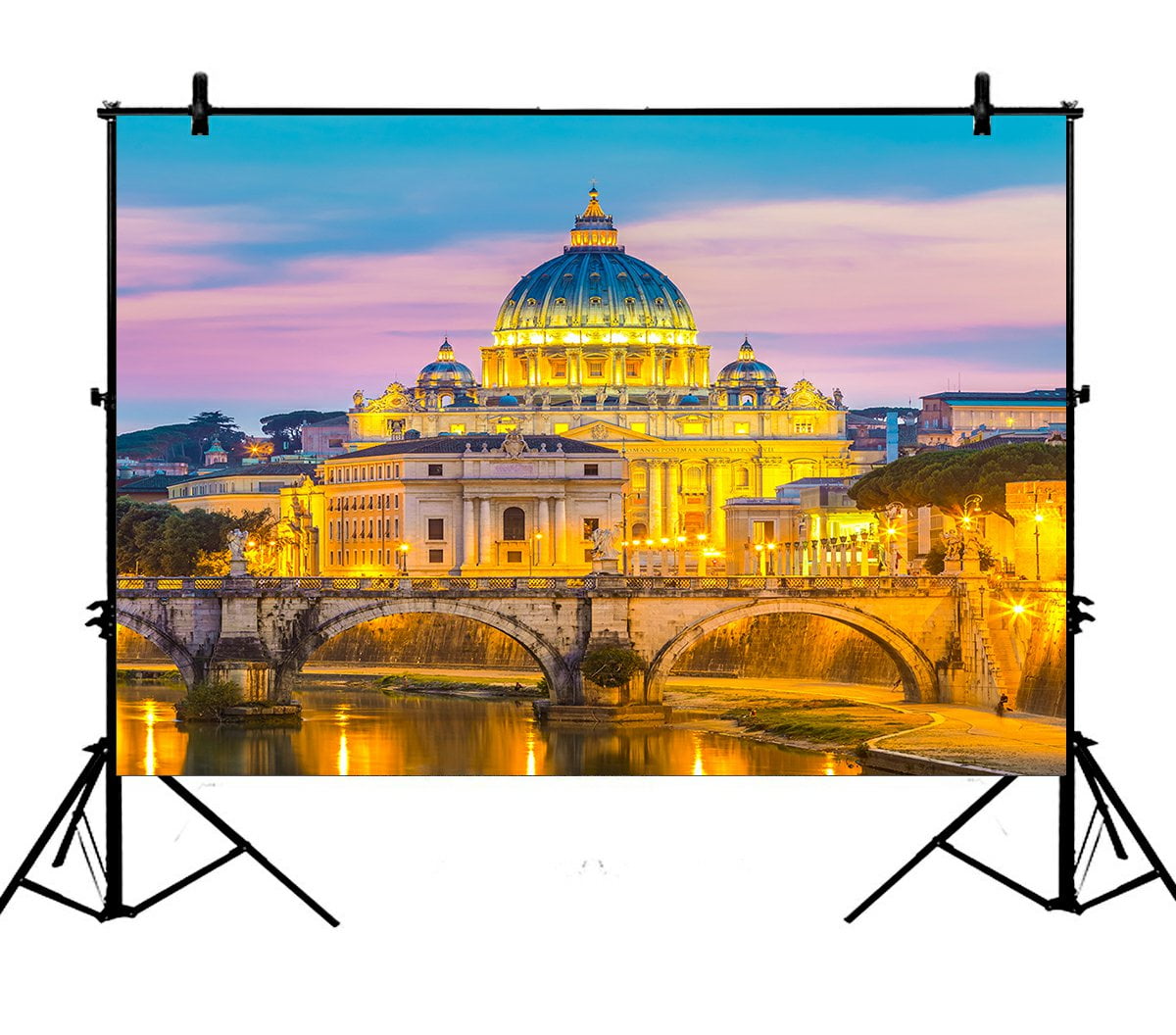 PHFZK 7x5ft Cathedral in Rome,Italy Photography Backdrops Polyester ...