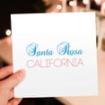 3drose, Santa Rosa, California Blue, Red Text. Patriot Home Town Design ...
