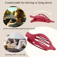 8 Pack Red Flat Hair Clips – Matte Large French Red Claw Clips for ...