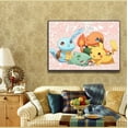 5D DIY Diamond Painting Kits for Adults Kids, Pikachu Full Drill ...