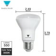 Triangle Bulbs LED Bulbs 7-Watt (50-Watt) R20 Indoor Flood LED Light ...