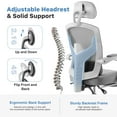 Ergonomic Reclining Office Chair with Adjustable Features - High Back ...