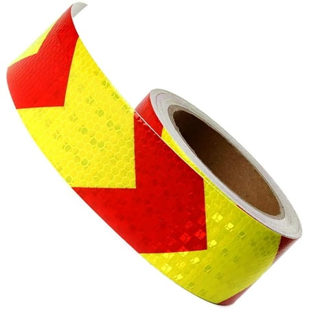 Reflective Tape 25m Self Adhesive Hazard Warning Tape High Visibility ...