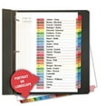 Deluxe A-Z Alpha Binder Dividers, 3-Hole Punched, 11 x 8.5, White, 1 ...