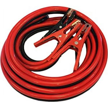 ROAD GENIE 20 Foot, 4 Gauge Booster Cable with Color-Coded Clamps and ...