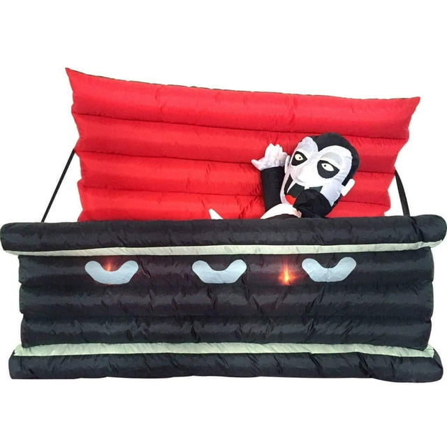 6 ft Vampire In Coffin Rising Inflatable - Walmart.com