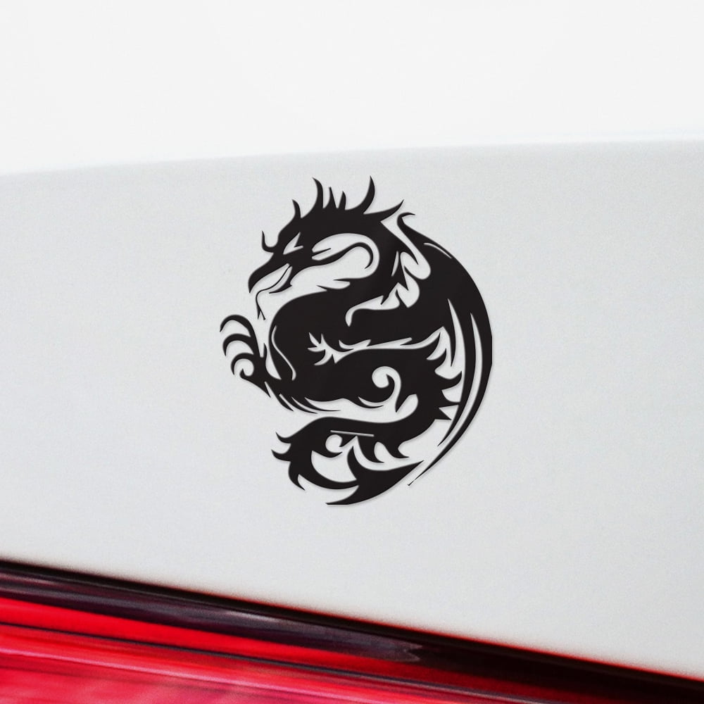 Transparent Decal Stickers Of Dragon Silhouette 5 Navy Blue Premium Waterproof Vinyl Decal Stickers For Laptop Phone Accessory Helmet Car Window Mug Tuber Cup Door Wall Decoration ANDVER1085223AB Walm...