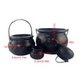 4Piece Witch Cauldron Kettles for Halloween Treats, Parties Favor ...