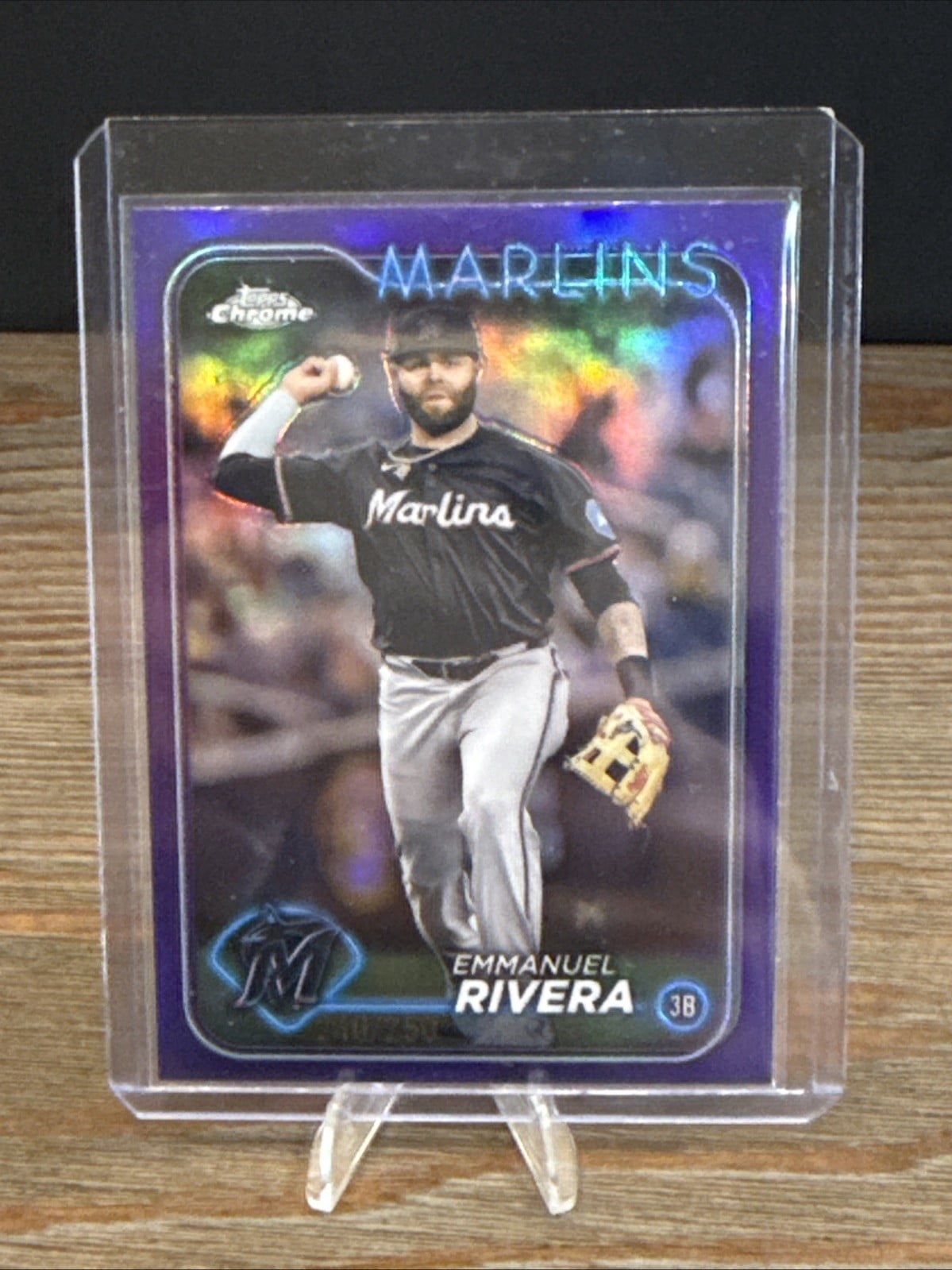 2024 Topps Chrome Update Series Emmanuel Rivera #USC181 Purple ...