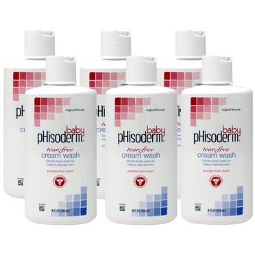 pHisoderm Baby Tear-Free Cream Wash 8 oz (Pack of 6) - Walmart.com