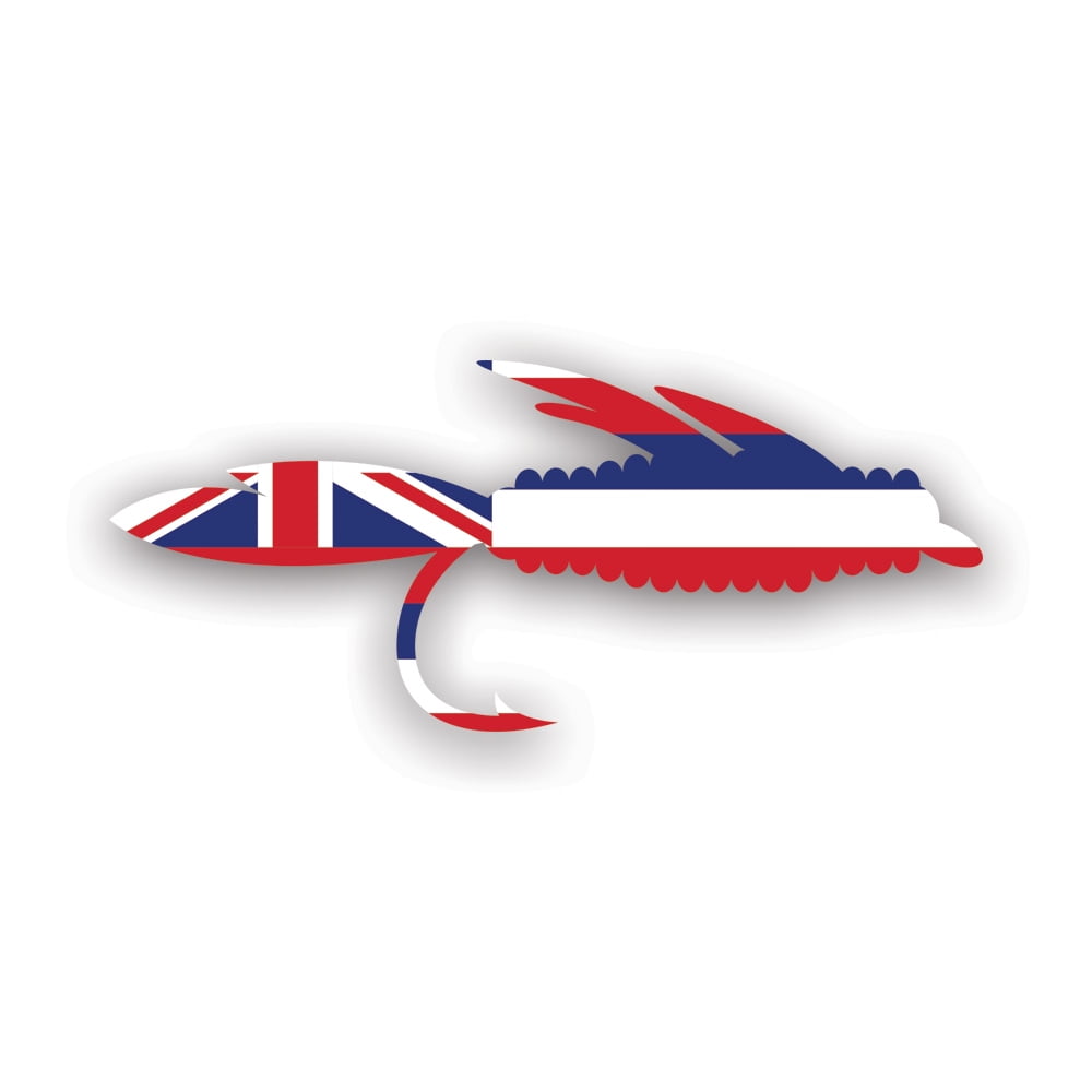 Hawaii Fly Fishing Sticker Decal - Self Adhesive Vinyl - Weatherproof ...