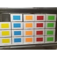 Tag-A-Room 2 x 3 Name Tag Stickers 150 Color Coded Labels Assorted ...