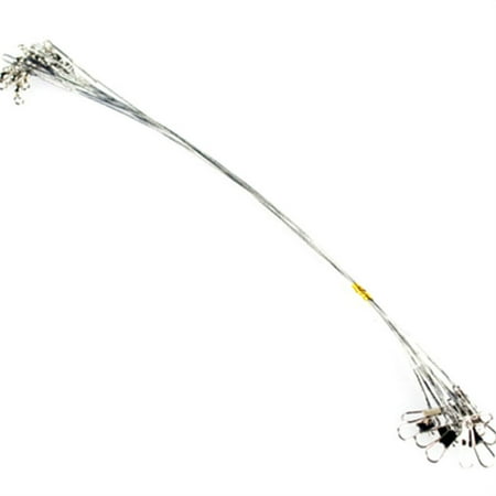 fashionhome 10pcs Fishing Wire Leaders Stainless Steel Braided Trace ...