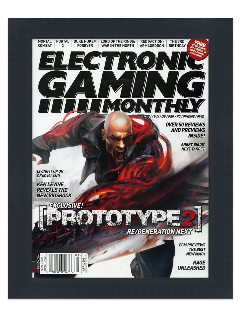 Electronic Gaming Monthly EGM Magazine Frame - Acrylic, Backing, and ...