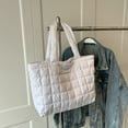 CoCopeaunt Quilted Tote Bags for Women Lightweight Puffer Padding ...