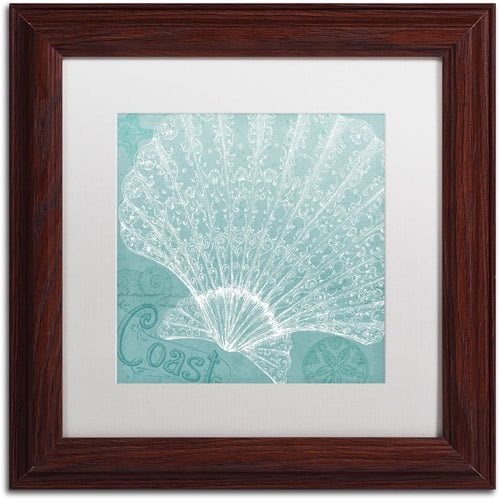 Trademark Fine Art "Aqua Treasure III" Canvas Art by Daphne Brissonnet ...