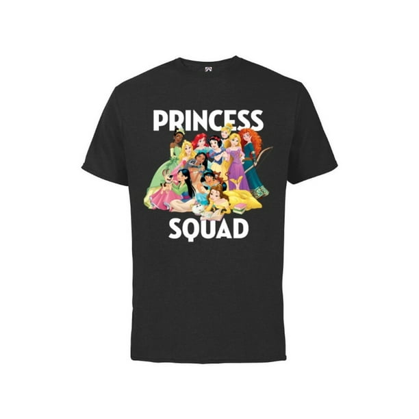 Disney Princess Squad Group T-Shirt - Short Sleeve Cotton T-Shirt for ...