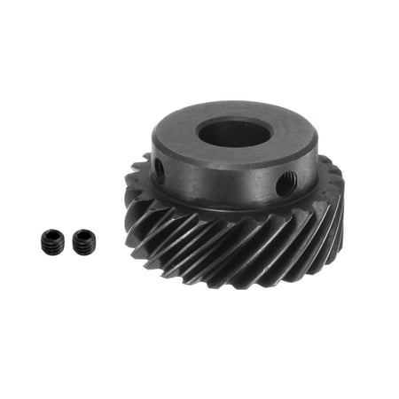 Uxcell Helical Gear 8mm Aperture 24T 1 Mod Hardened Steel Motor Gear ...