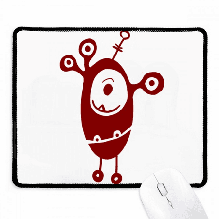 Alien Monster Creature Cyclops Mousepad Stitched Edge Mat Rubber Gang ...
