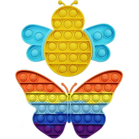 Push Pops Soatasoa Fidget Toy Set Bee + Butterfly | Walmart Canada