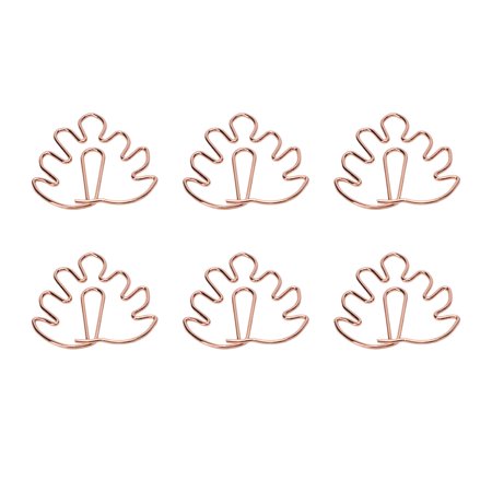 Metallic Paper Clips, Non Skid Anti Rust Cute Paper Clips Rose Gold For ...
