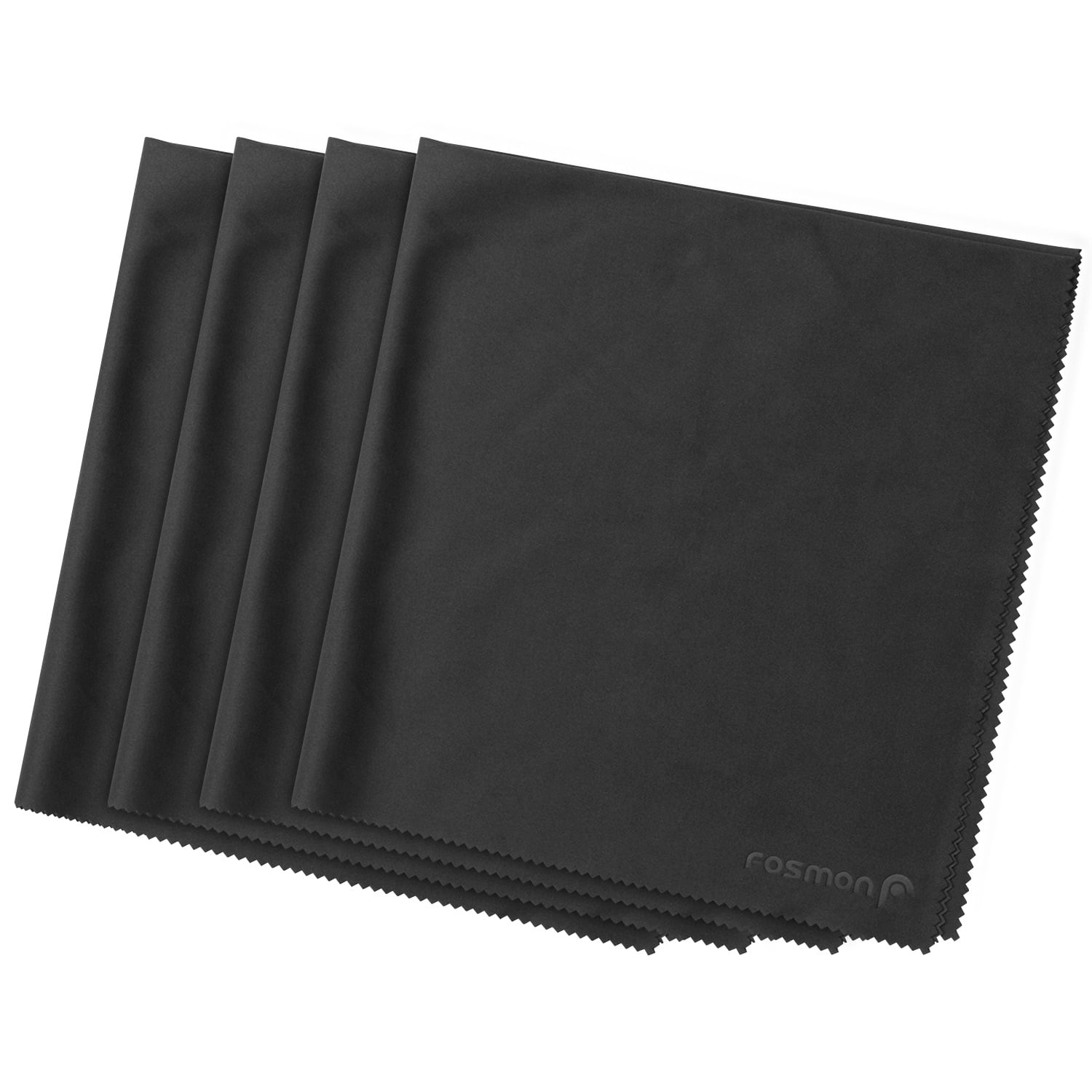 Microfiber Cleaning Cloths (4 Pack), Fosmon 16 x 16 inch Extra Large ...