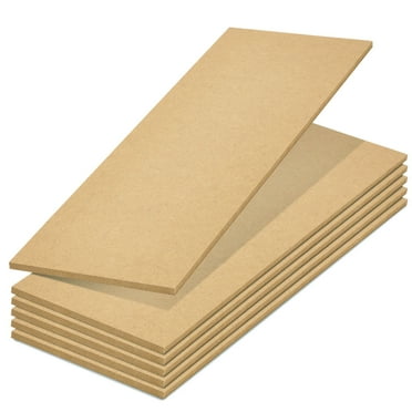 30 Sheets Thin Wood MDF Boards, Medium Density Fiberboard, 2mm, Brown ...