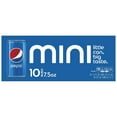 Pepsi Cola Refreshing Soda, Small 7.5 Ounce Mini Cans, Pack of 10 ...