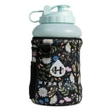 HydroJug Floral 73oz Jug and Sleeve - Features Leakproof, Carry Handle ...