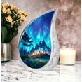 VALERASH Northern Light Urns for Human Ashes - Mountain Cremation Urn ...