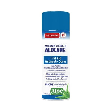 Alocane Maximum Strength Emergency Burn Gel, 2.5 fl oz, 2 count ...