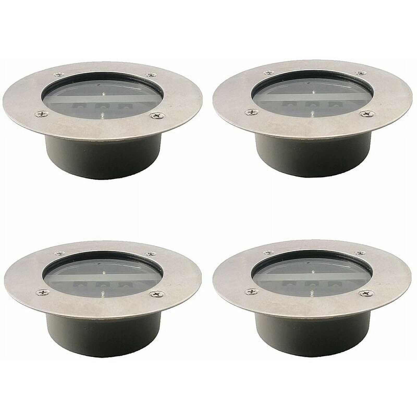 Solar Ground Light, In-Ground Landscape Lighting With Decorative Light ...