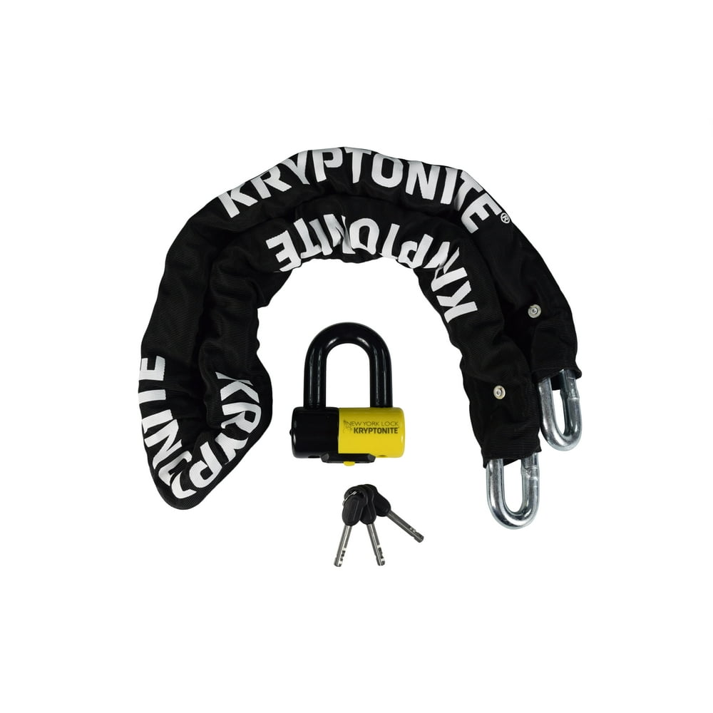 Kryptonite 004752 New York Legend 1515 5ft (150cm) Chain and NY Disc ...
