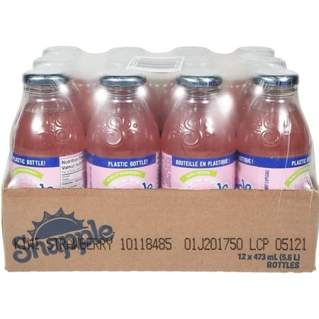 Snapple All Natural Fruit Flavored Teas and Juices, 473ml Plastic ...