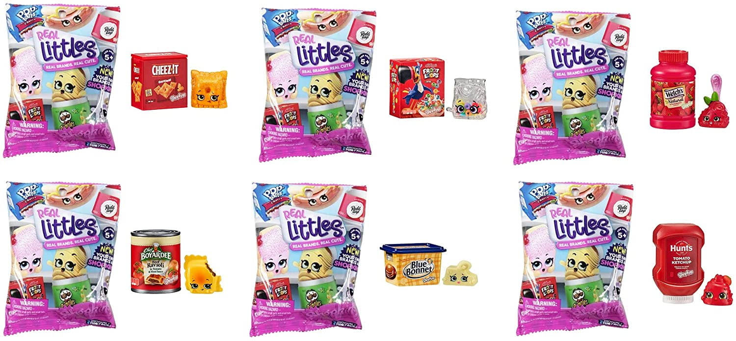 real littles mystery figure pack of 6 - includes 6 random characters ...