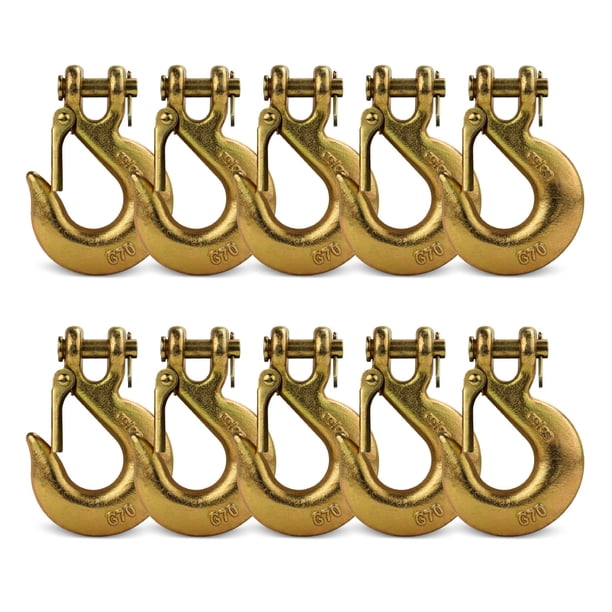 DC Cargo Mall G70 Clevis Slip Hook with Safety Latch – 3/8 Inch Grade ...