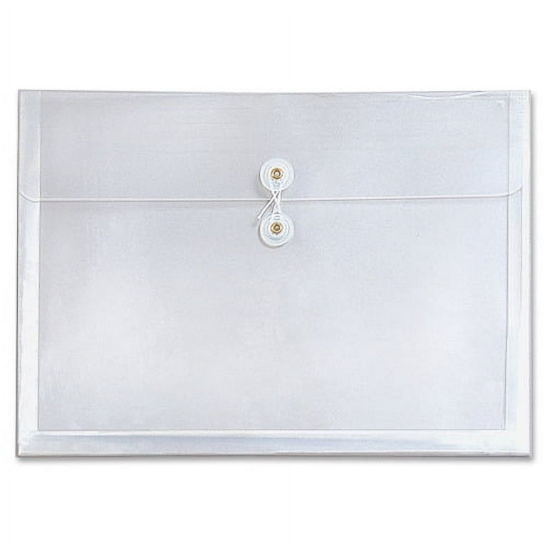 Polypropylene Plastic Envelope With Button And String