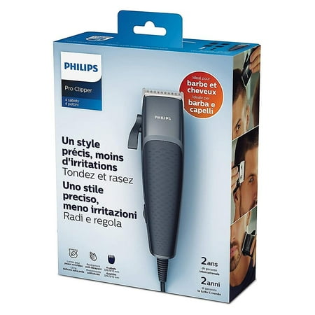 Philips - Men's Hair Clipper, 4 Combs, For Home, Haircut, Razor ...