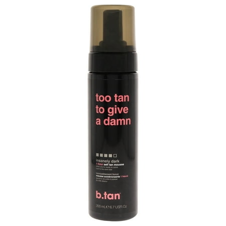 Too Tan To Give A Damn Self Tan Mousse by B.Tan for Unisex - 6.7 oz ...
