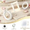 White Mini Picture Frames 5 Count Multi-Use Decor - Walmart.com