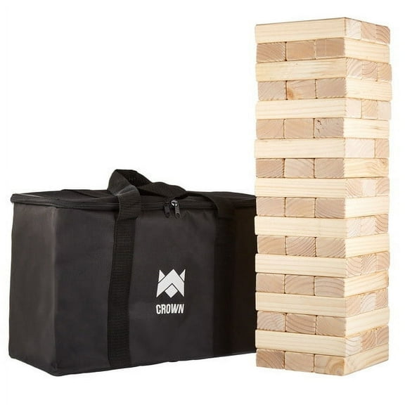 Jenga Giant JS6 - Premium Hardwood Oversized Game Set for Adults ...