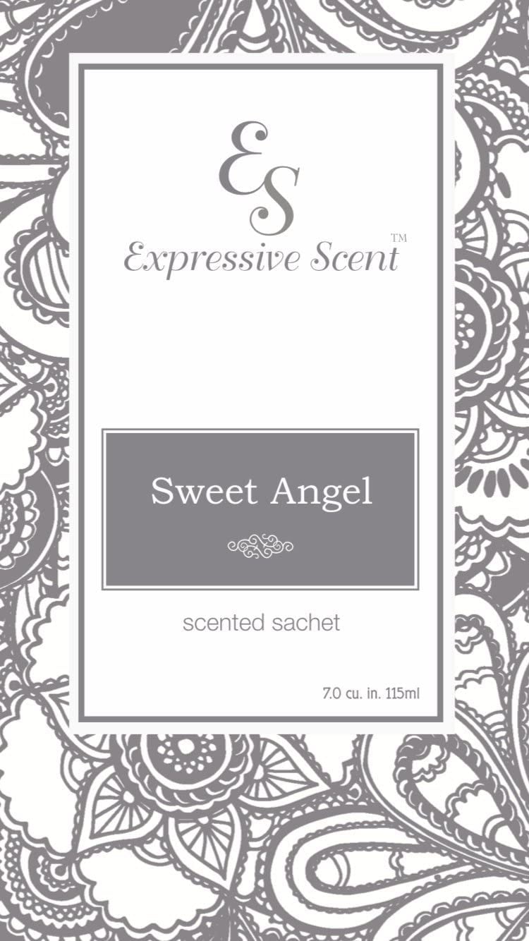 Expressive Scent 6 Pack Sweet Angel Large Scented Sachet, Long Lasting ...