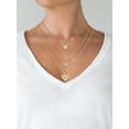 Jessica Simpson Fashion Gold Metal Layer Heart Necklace - Walmart.com