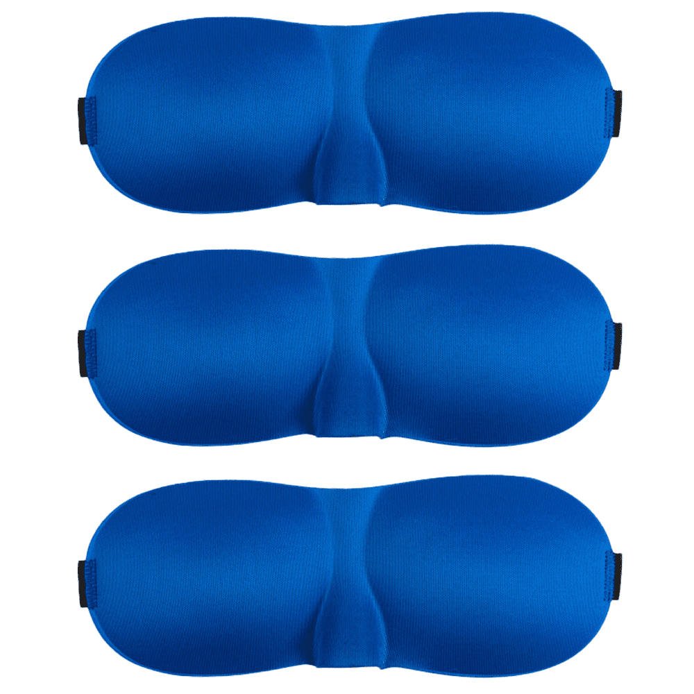 Sleep Mask Pack of 3, Light Blocking 3D Eye Masks for Sleeping ...