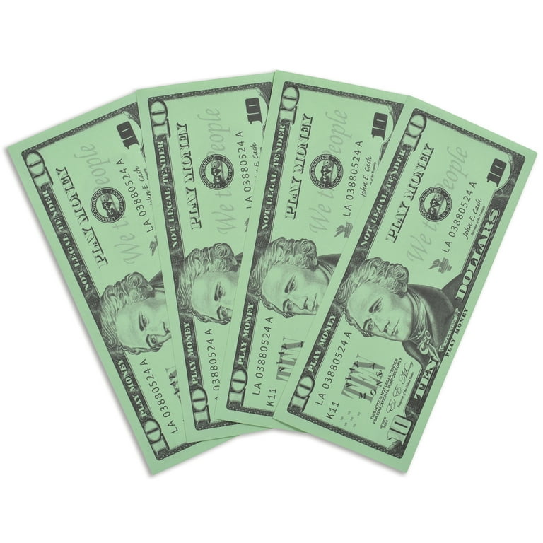 Stack Of 10 Dollar Bills