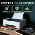 A-SUB Premium 74lb Double-Sided Photo Paper 8.5x11 Satin,280gsm,50 ...