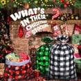 3 Pcs Jumbo Christmas Gift Bags 56'' Extra Plastic Christmas Sacks Bags ...